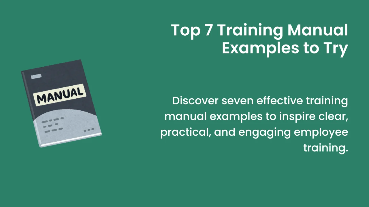 7 Effective Examples of Training Manuals (2025)