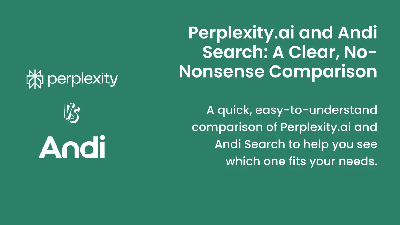 Perplexity.ai vs Andi Search (Honest Comparison) | StanzaGo